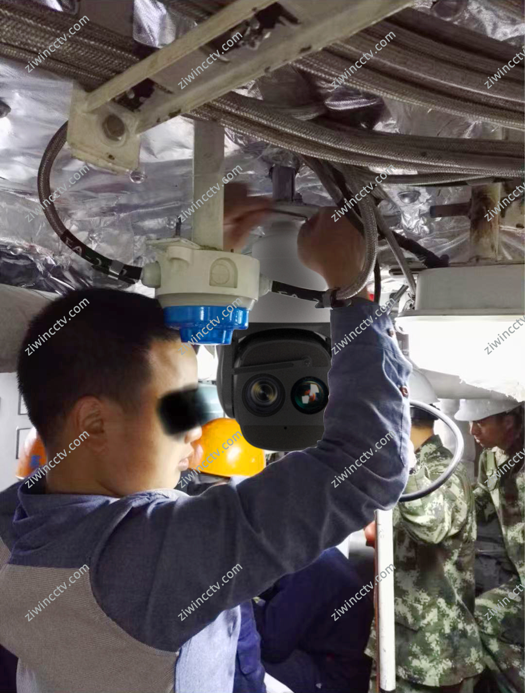 Naval Defense Surveillance with Laser PTZ Camera | ZIWIN